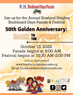 Buckboard Days Parade & Festival - 50th Anniversary! | Rowland Adult ...